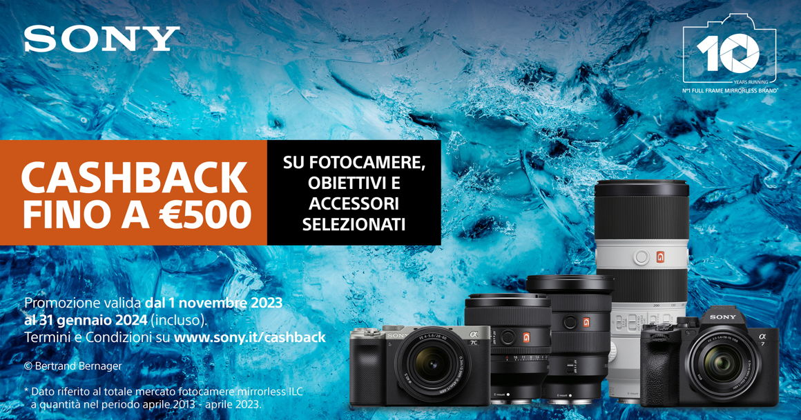 Sony, cashback fino a 500 euro - Tutto Digitale